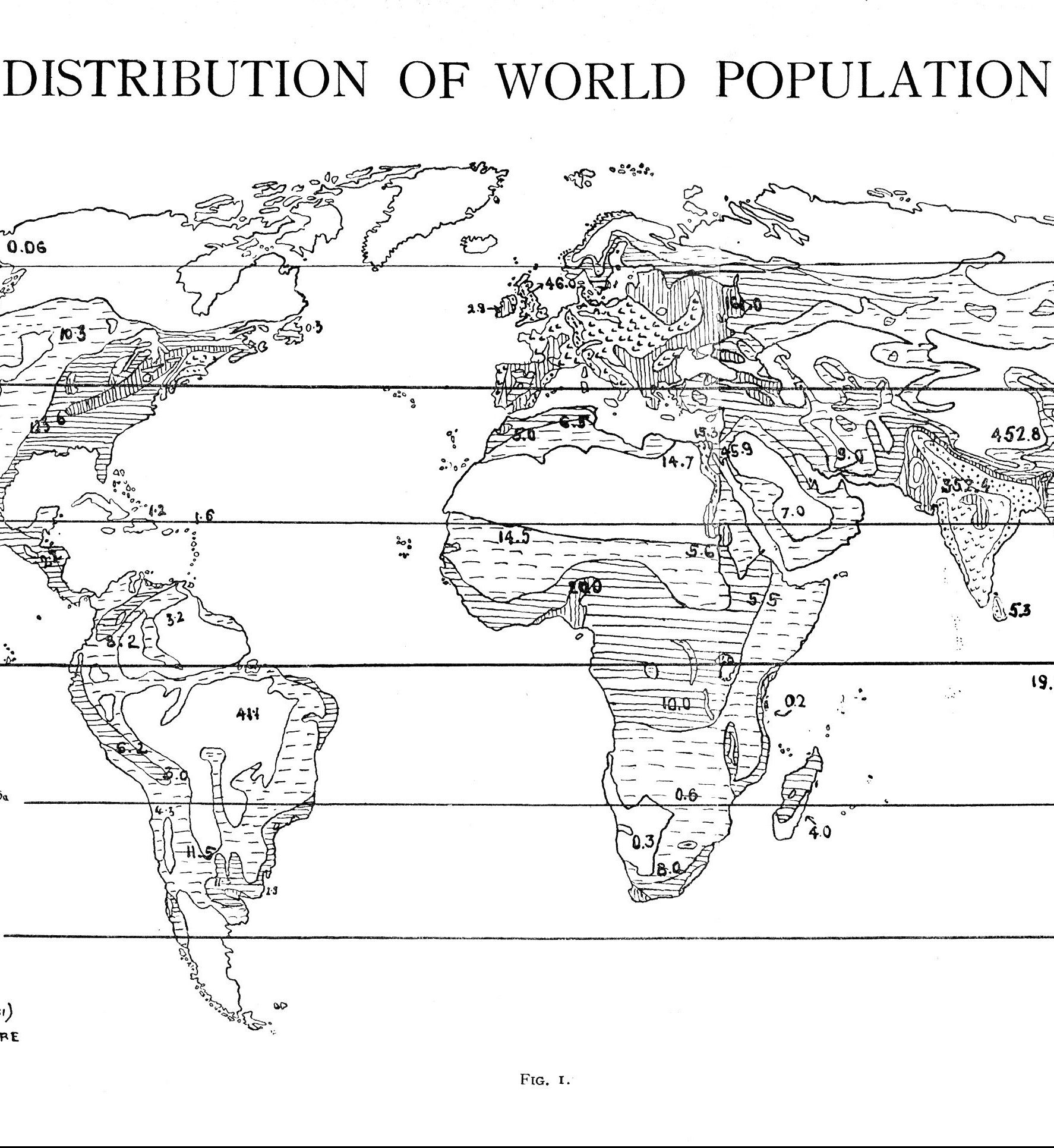 Distribution Of World Population The Laureate Centre For History